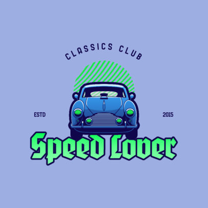 Placeit - Automotive Logo Maker for a Classic Auto Club
