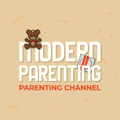 Placeit - Podcast Logo Maker with a Parenting Theme for Fathers