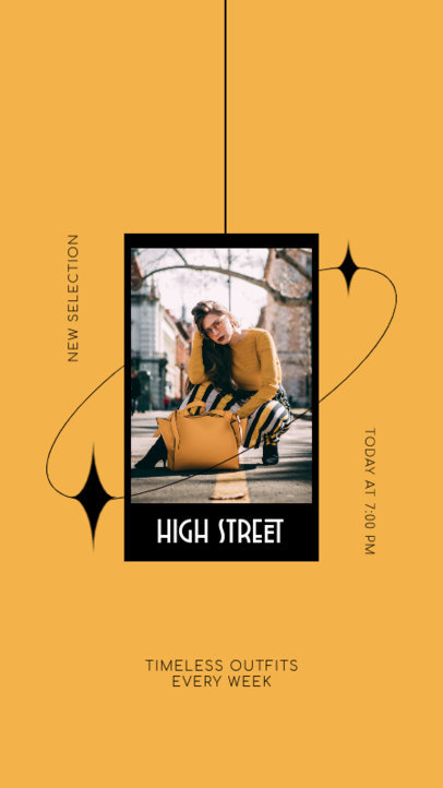 Placeit - Instagram Story Design Template Featuring a Retro Layout for ...