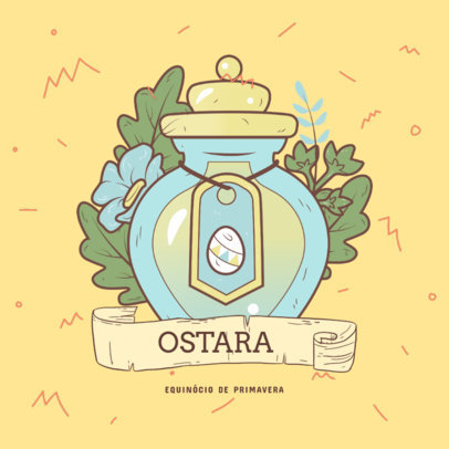 Placeit - Logo Template Inspired by Pagan's Yule Celebration