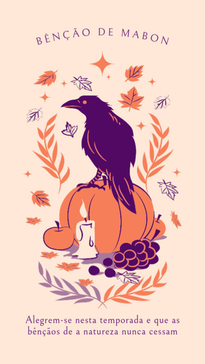 Placeit - Instagram Post Design Maker With a Pagan Holidays Theme and ...