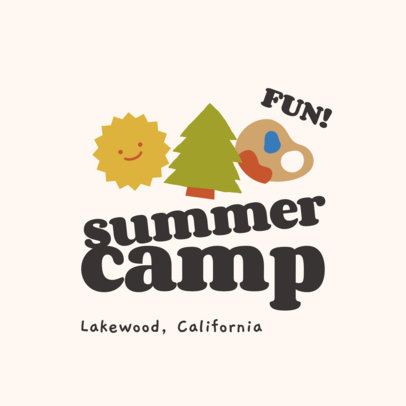 Placeit - Logo Maker for Summer Camp for Kids