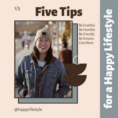 Placeit - Instagram Post Design Template Featuring Tips for a Good ...