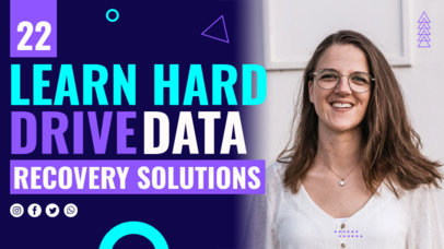 Placeit - YouTube Thumbnail Template for Technology-Focused Vlogger