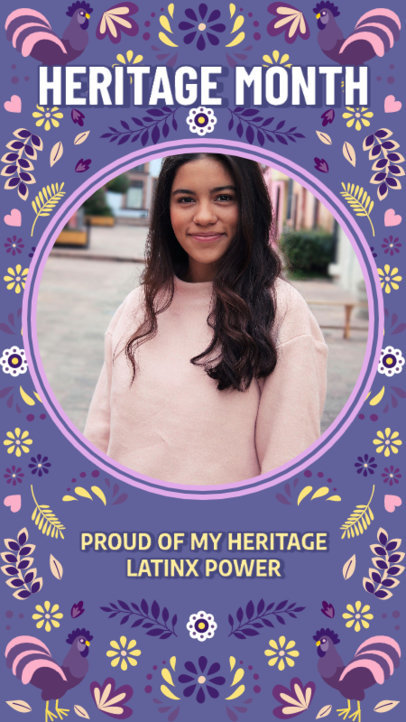 Placeit - Instagram Post Design Template to Commemorate Hispanic ...