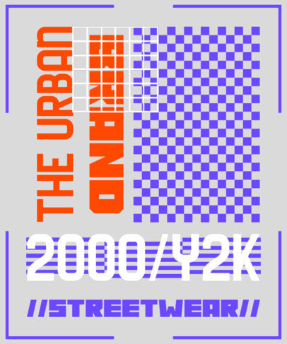 Placeit - T-Shirt Design Generator with a Y2K Streetwear Style