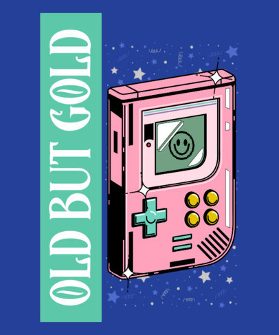 Placeit - 90's-Themed T-Shirt Design Template with a Retro Television