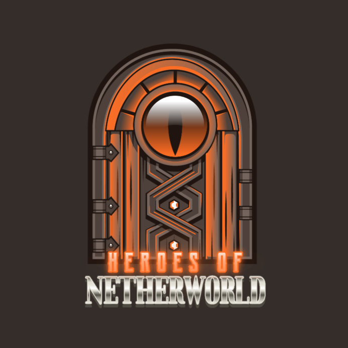 Placeit - RPG Logo Creator Featuring a Magical Door Clipart