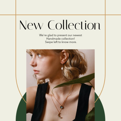 Placeit - Jewelry-Themed Instagram Post Design Template Featuring a ...