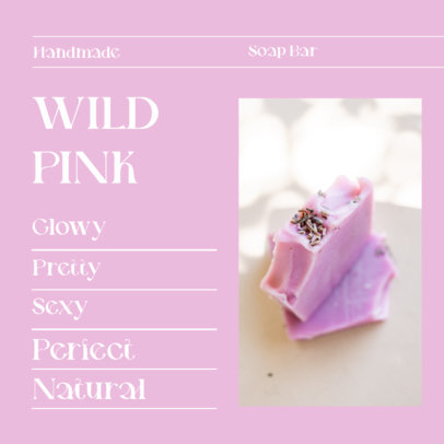 Placeit - Instagram Post Template for an Artisanal Soaps Store
