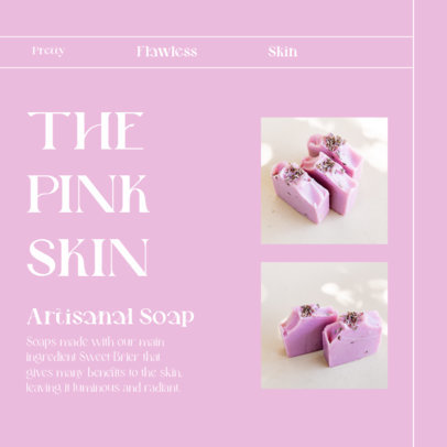 Placeit - Instagram Post Creator for a Handcrafted Soap Brand Promo