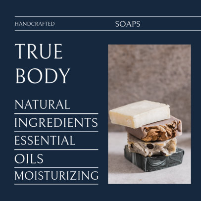 Placeit - Instagram Post Template for an Organic Cleansing Soap