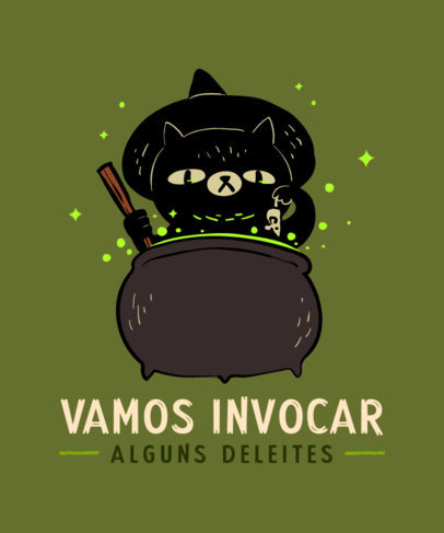 Placeit - T-Shirt Design Template with Adorable Illustrations of ...