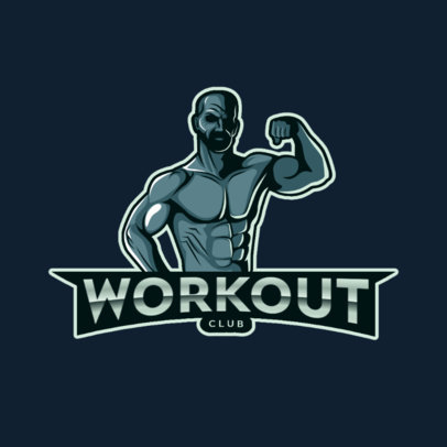 Placeit - Fitness Coach Logo Maker Featuring a Minimal Style