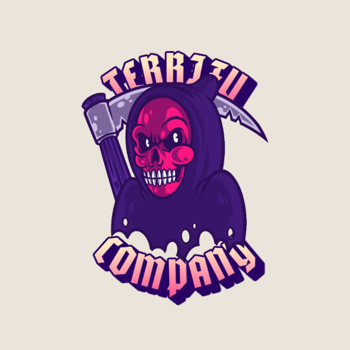 Placeit Cartoonish Gaming Logo Maker Inspired By Cuphead Characters
