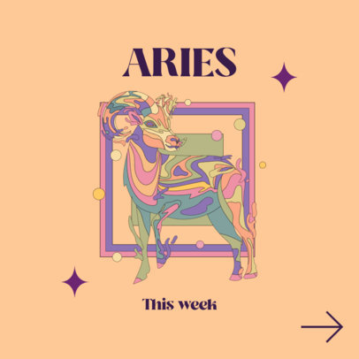 Placeit - Astrology-Themed Instagram Post Design Generator Featuring ...
