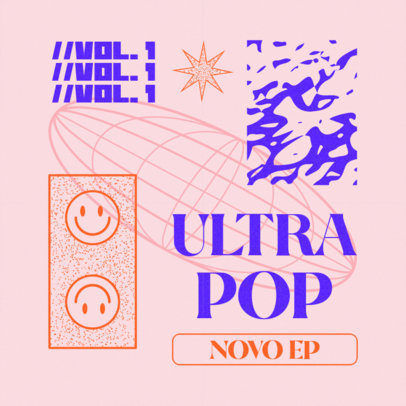 Placeit - Album Cover Template for a Female Pop Artist's New Single