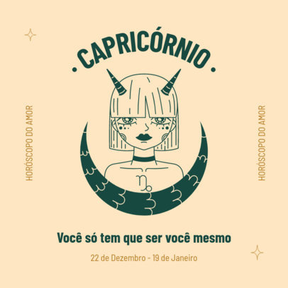 Placeit - Instagram Post Design Template to Share a Weekly Horoscope