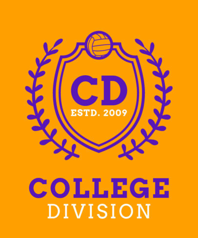 Placeit - T-Shirt Design Creator for an Academy Varsity Team