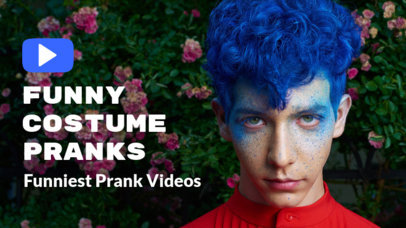 Placeit - YouTube Thumbnail Template for a Joke Compilation Vlog