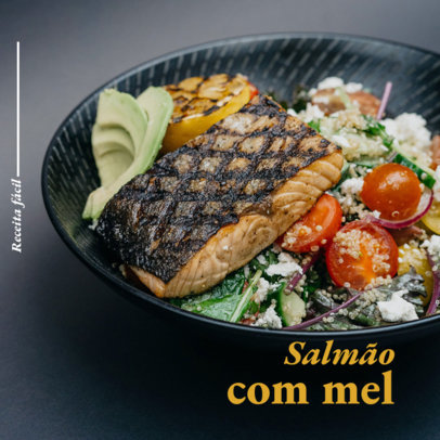 Placeit - Instagram Post Maker for a Food Recipe Carousel