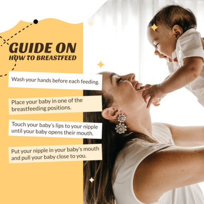 Placeit - Breastfeeding-Themed Instagram Post Design Maker With Tips ...
