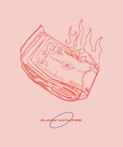 Placeit - T-Shirt Design Generator for Trap Artists Featuring Heart and ...