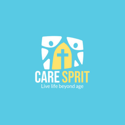 Placeit - Logo Template for a Senior Care Home with a House Graphic