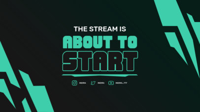 Placeit - Twitch Be-Right-Back Screen Design Maker With a Modern Style