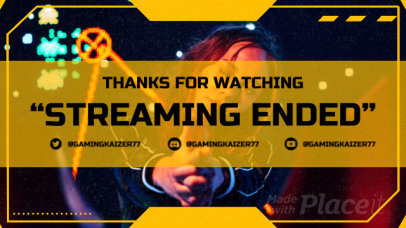 Placeit - Twitch End Screen Video Maker With an eSports Aesthetic