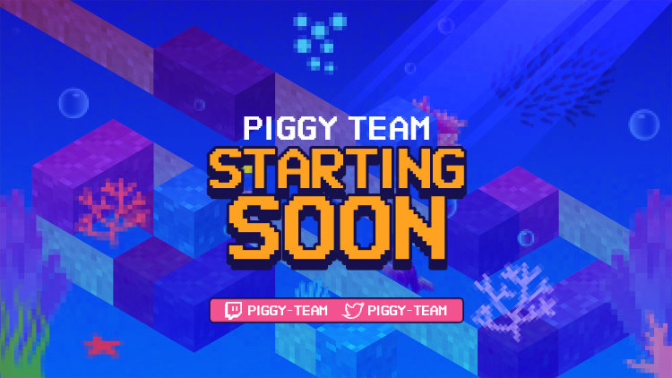 Placeit - Minecraft-Inspired Twitch Starting Soon Screen Design Maker ...