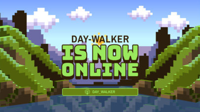 Placeit - Minecraft-Allusive Twitch Screen Design Generator With a BRB ...