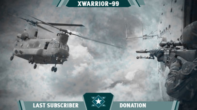 Placeit - Twitch Webcam Frame Design Template Inspired by Call of Duty ...