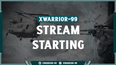 Placeit - COD-Inspired Twitch Overlay Creator with a Simple Layout