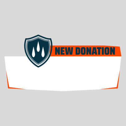 Placeit - Twitch Alert Box Template with an Elite Force Theme