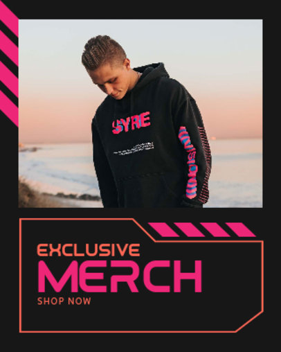 Placeit - Twitch Promo Panel Template for a Brazilian Streamer's Merch