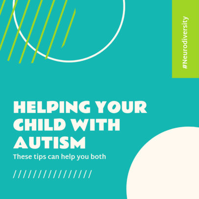 Placeit - Instagram Post Template for a Neurodiversity Celebration Week ...