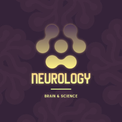 Placeit - Neurodiversity-Themed Logo Generator Featuring a Brain Graphic