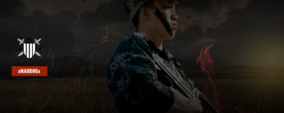 Placeit - COD-Inspired Twitch Panel Design Template With a Shield Graphic