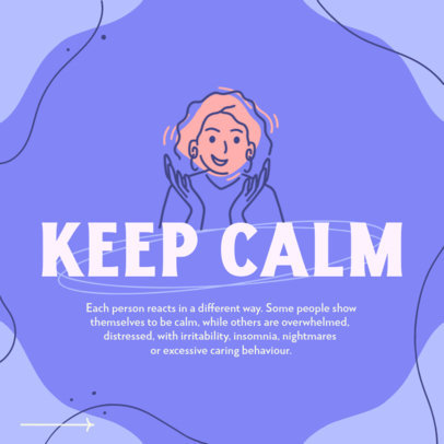 Placeit - Instagram Post Creator with Illustrations for a Stress ...