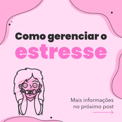 Placeit - Instagram Post Generator with Illustrations for Stress ...