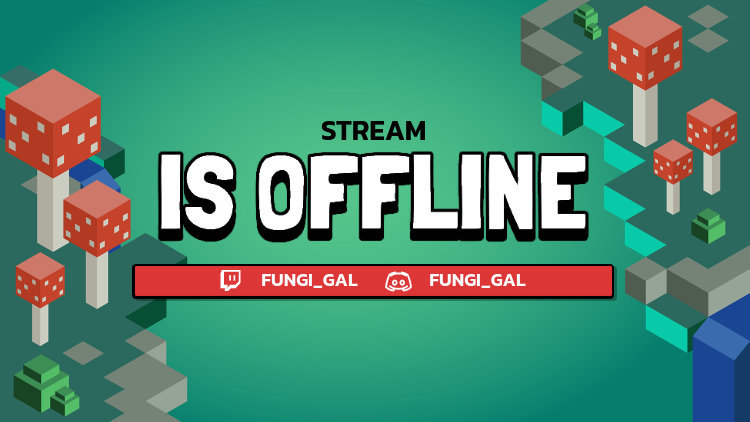 Placeit - Twitch Offline Banner Maker Featuring a Minecraft-Inspired ...