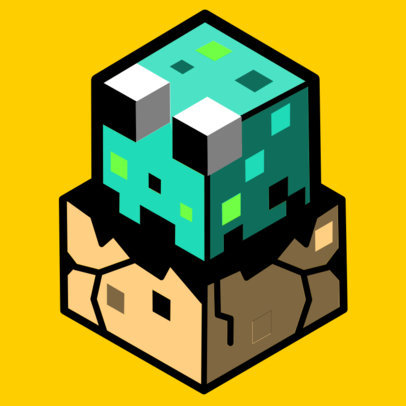 Placeit - Minecraft-Inspired Twitch Sub Badge Creator Featuring a ...