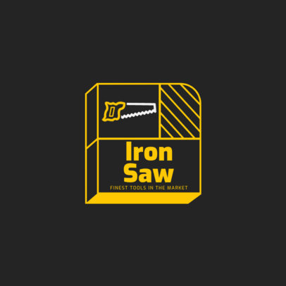 Placeit - Equipment Store Logo Template Featuring a Monochromatic Badge