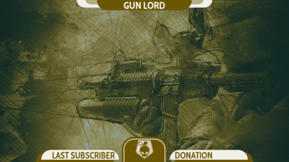 Placeit - Twitch Screen Template for Gamers Featuring Call of Duty ...