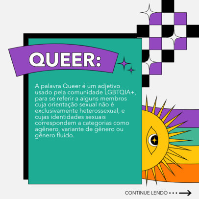 Placeit - Instagram Post Generator Featuring an Informative Transgender ...
