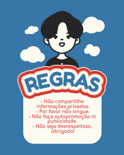 Placeit - Illustrated Twitch Info Panel Creator for a Brazilian Gamer