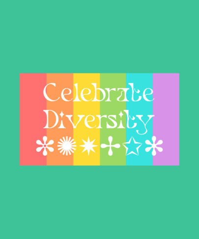 Placeit - T-Shirt Design Maker Featuring an Inclusive Non-Binary Quote