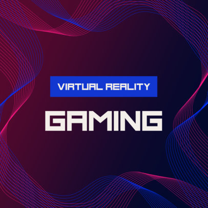 Placeit - Instagram Post Design Maker with a Virtual Reality Gaming Theme