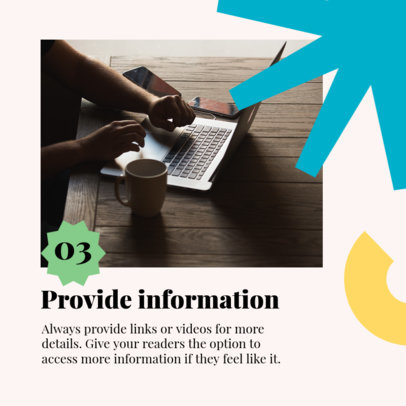 Placeit - Informative-Themed Instagram Post Maker Featuring an Idea for ...
